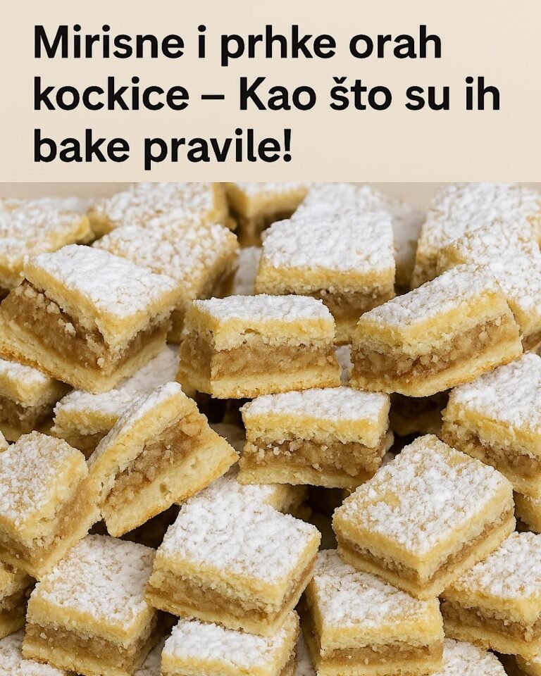 Mirisne i prhke orah kockice – Kao što su ih bake pravile! – Ukusnirecepti