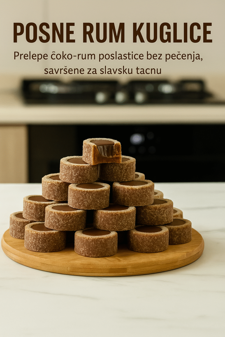 POSNE RUM KUGLICE U OBLIKU VALJČIĆA-Prelijepe čoko–rum poslastice bez ...